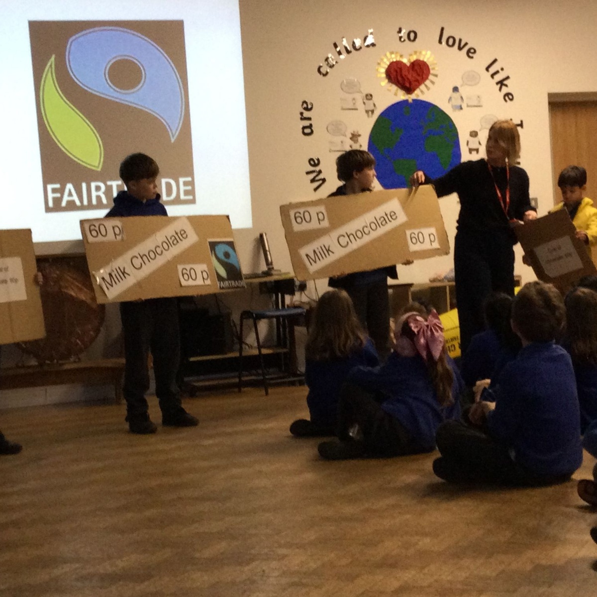 St Wilfrid's Catholic Primary School - Fair Trade assembly